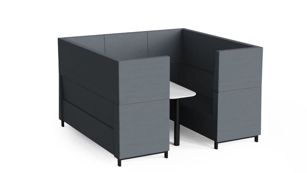 Grand Piano Modular Seating - Closed Ended Benches with Central Panel ...