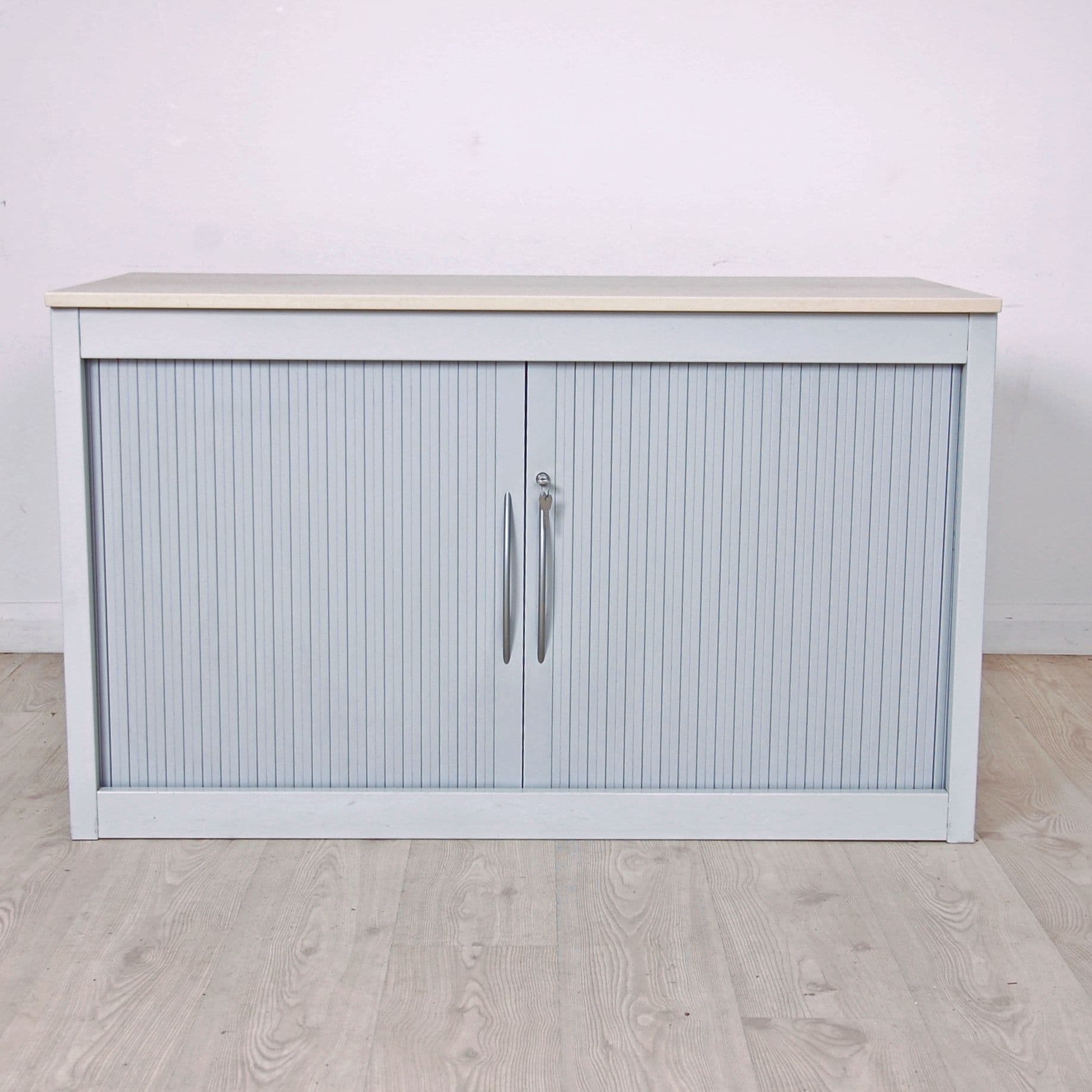 Tambour Door Desk Top Storage Cabinet | Cabinets Matttroy