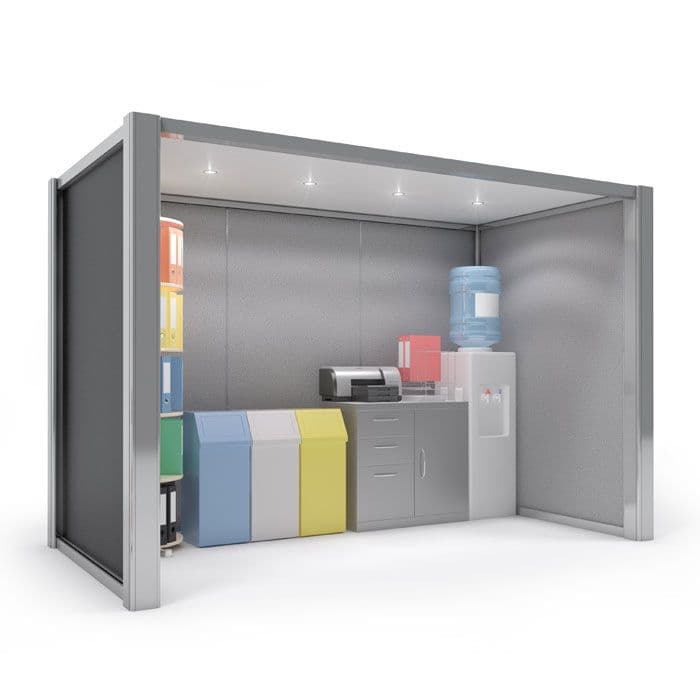 Half Square Office Pod System | office freestanding pod | privacy pod