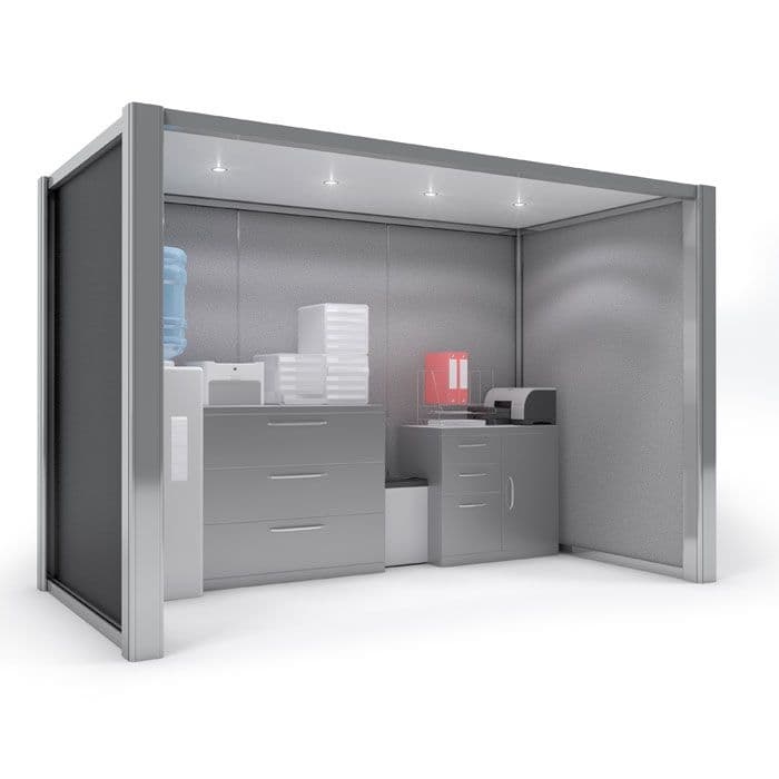 Half Square Office Pod System | office freestanding pod | privacy pod