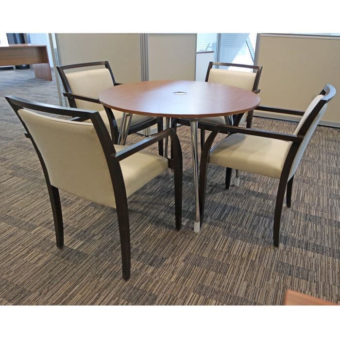 Herman Miller Circular Abak Table | Round meeting table | designer table