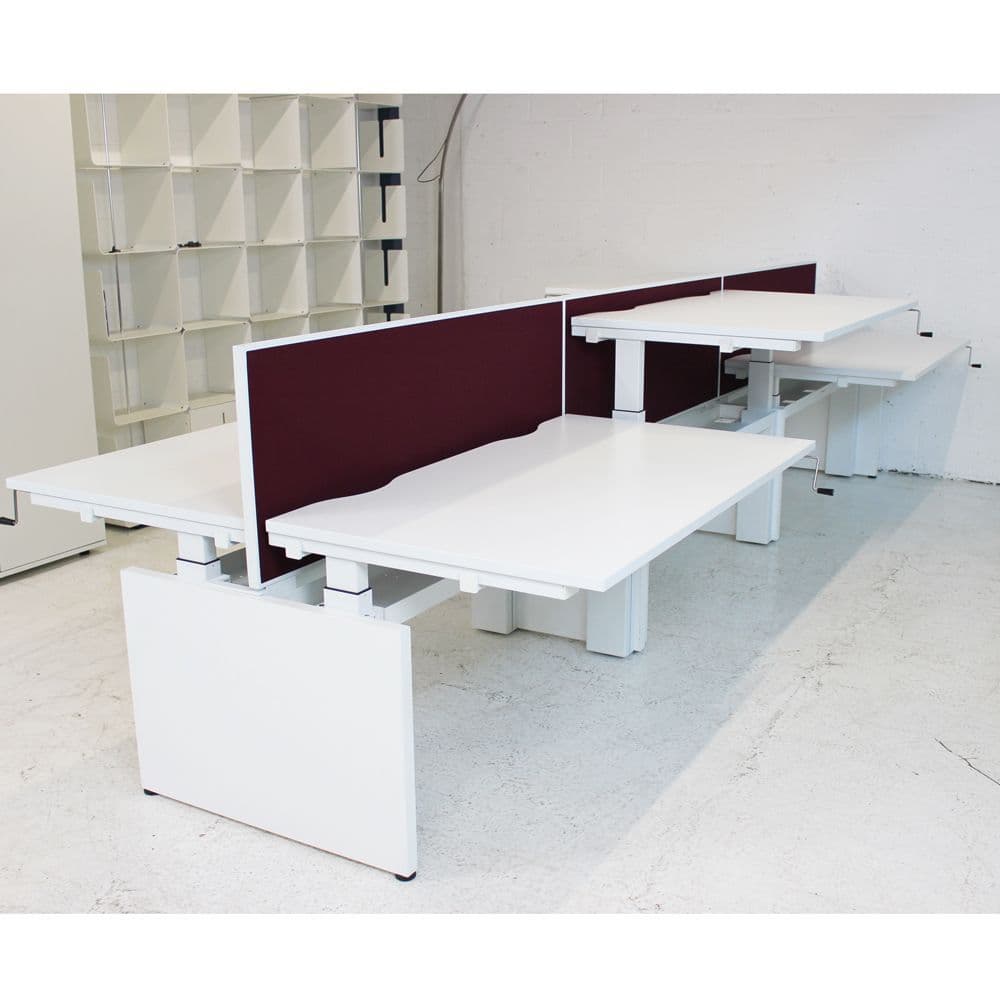 Herman Miller Renew Link Bench Desk | height adjustable bench desk ...