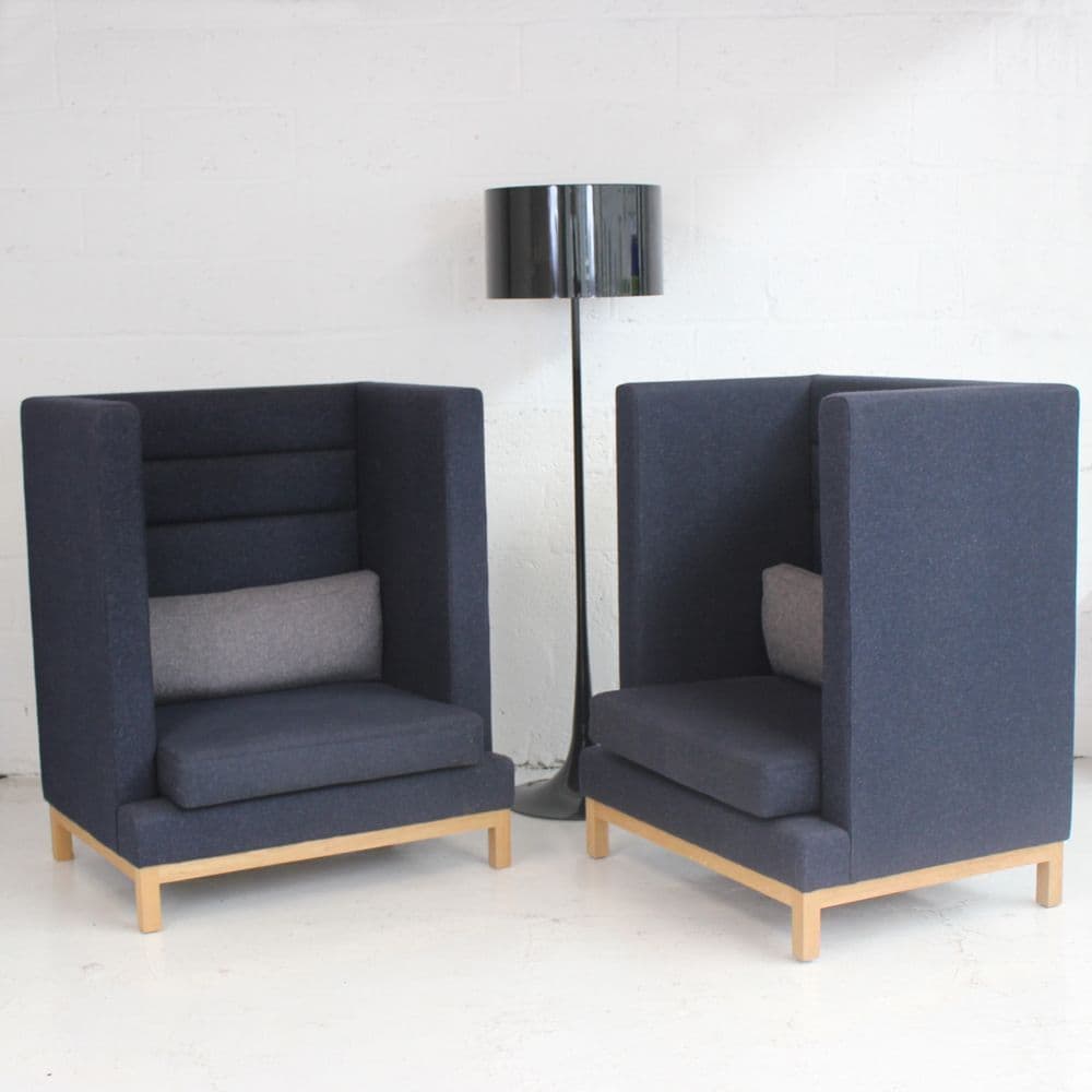 High Back Reception booths | office pods | pod seating