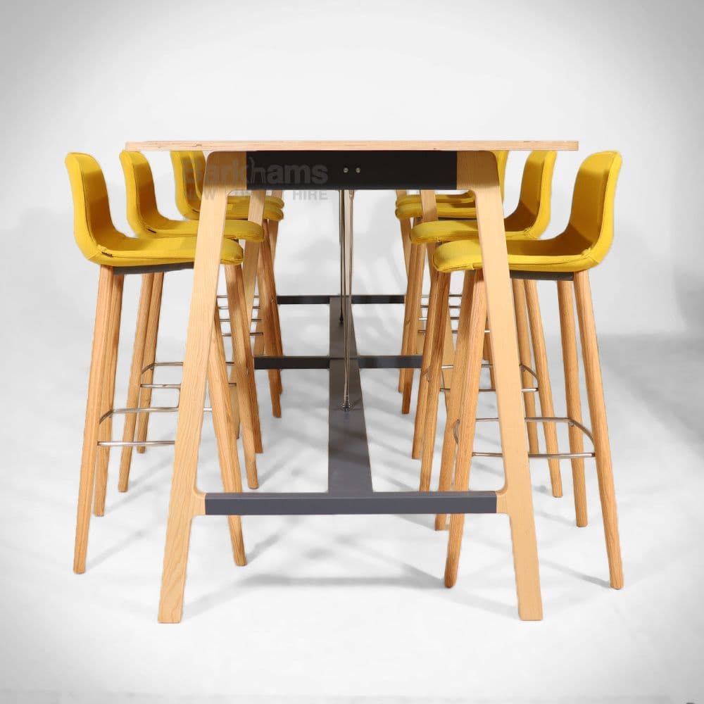 Bench Desk High Table and Stools Set| High Table and Stools Set| Stool ...