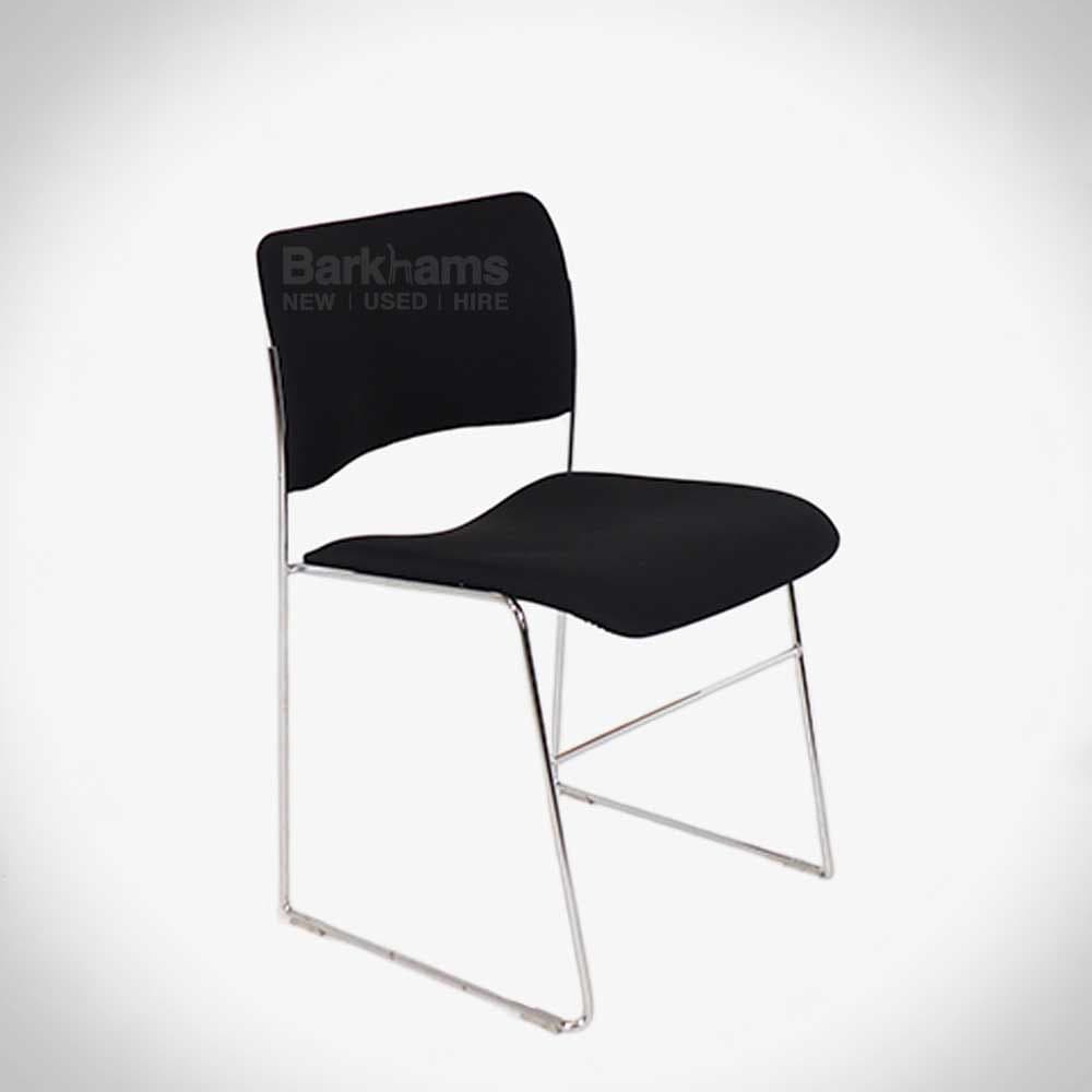 Howe 40/4 Stacking Chair – No Arms | black meeting chair | stacking ...