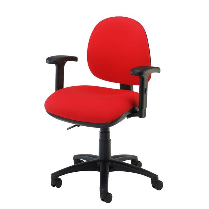 Low Back Operator Chair | swivel chair on wheels | computer chair with ...