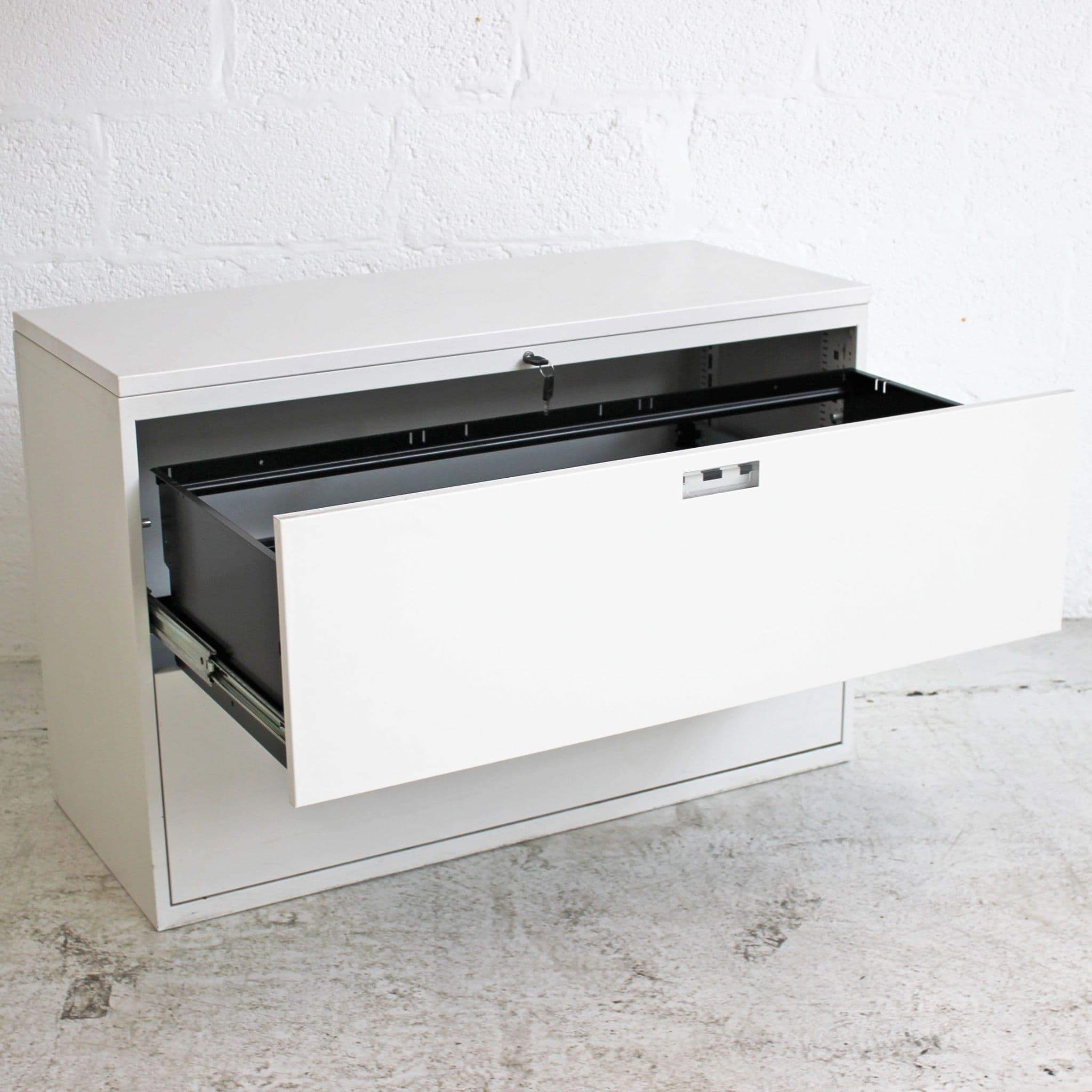 Maine Two Drawer Side Filer | Small Filing Cabinet | Low Office Drawers