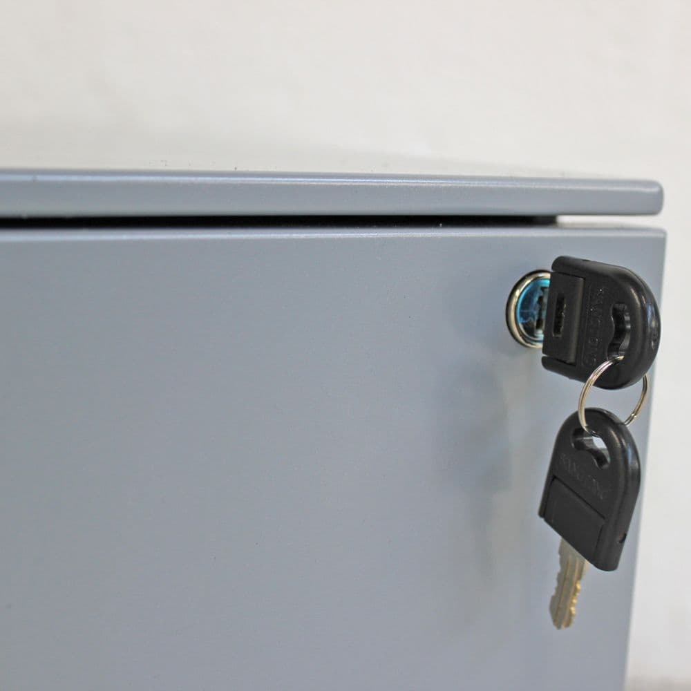 Metal Two Drawer Pedestal | Two drawer Unit | Under desk drawers