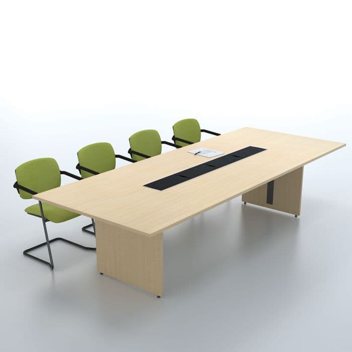 Rectangular Boardroom Table with Panel Base | long meeting table ...