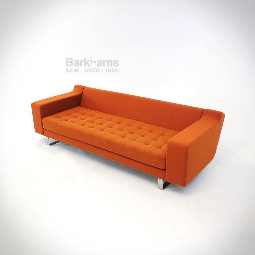 Naughtone Portion Sofa | Orange Naughtone Reception Sofa | Orange Reception Sofa