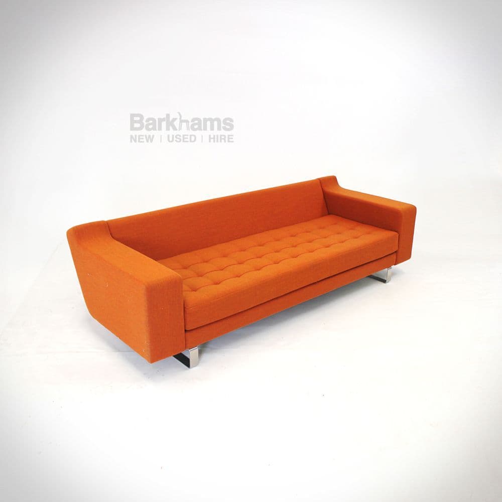 Naughtone Portion Sofa | Orange Naughtone Reception Sofa | Orange Reception Sofa