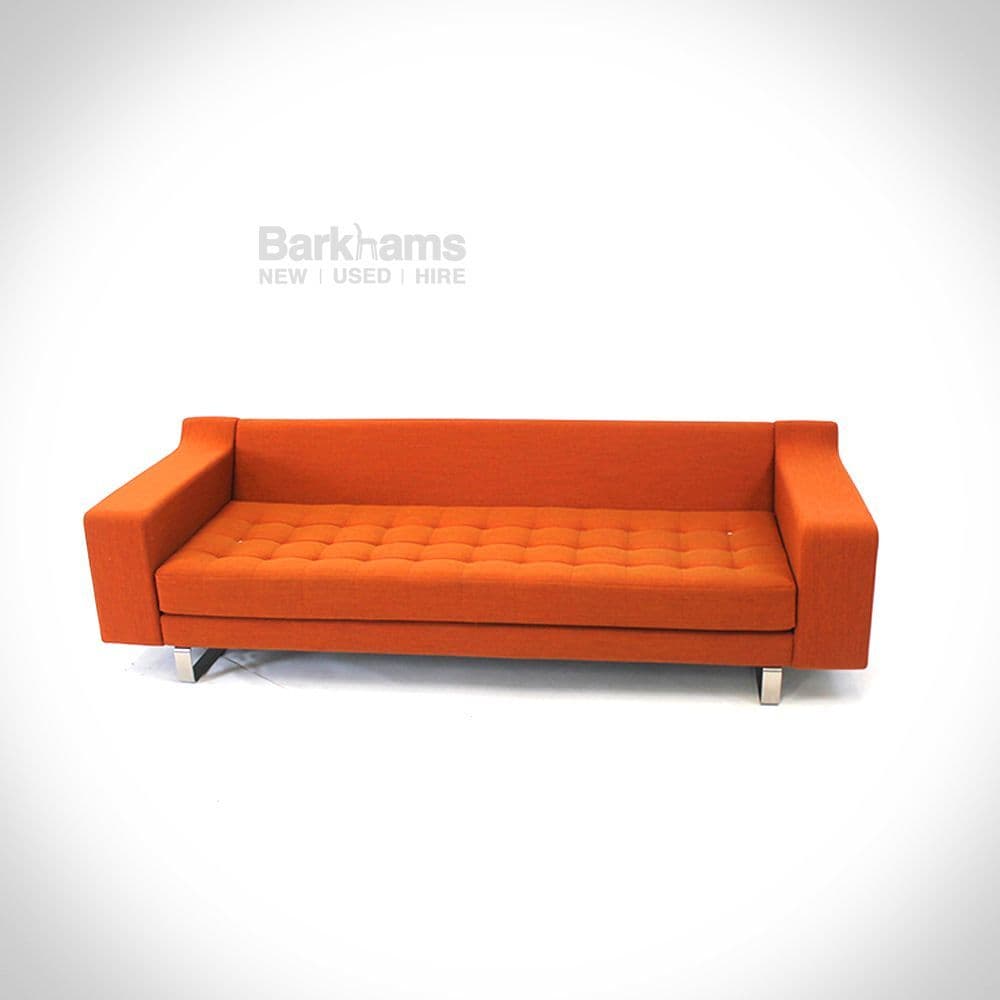Naughtone Portion Sofa | Orange Naughtone Reception Sofa | Orange Reception Sofa