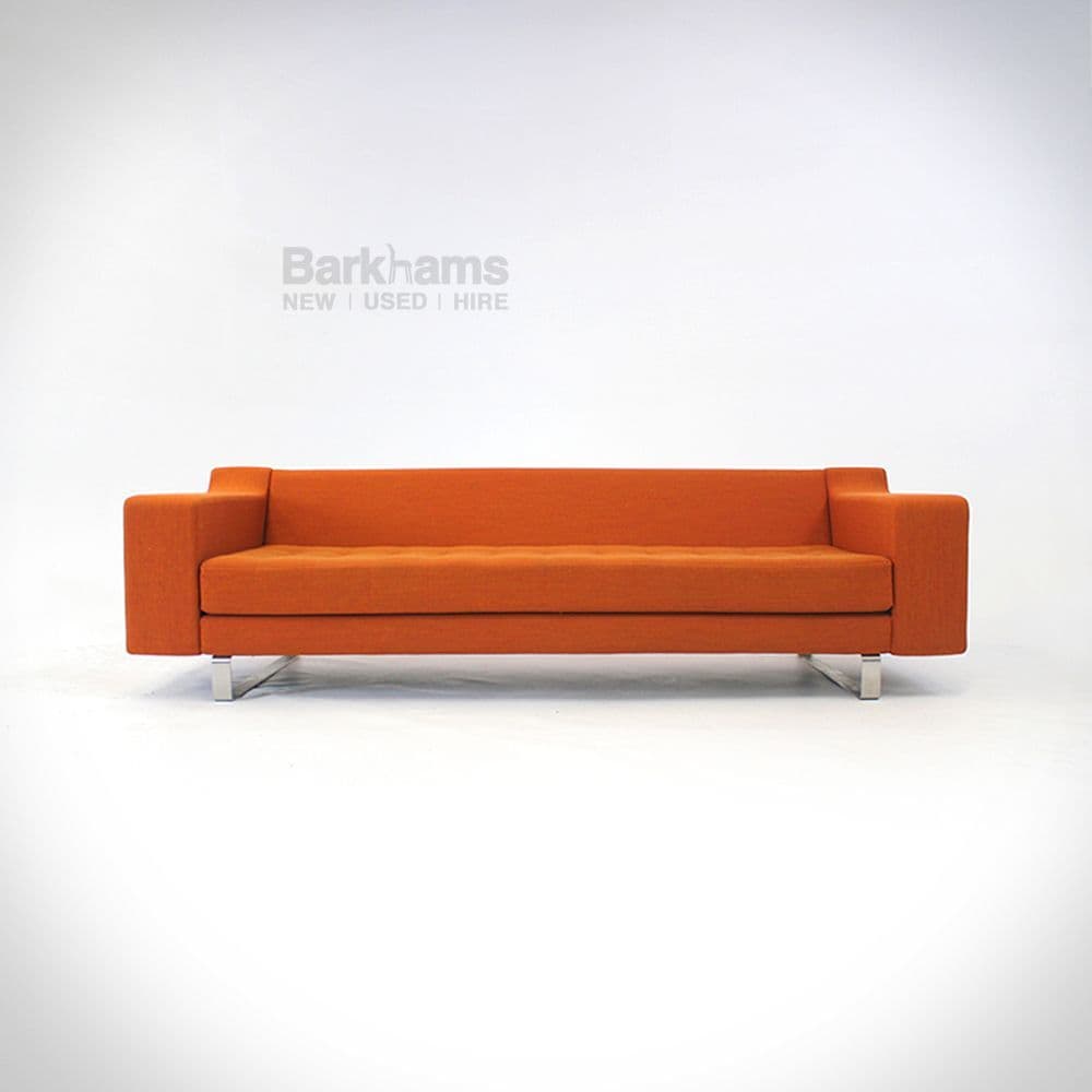 Naughtone Portion Sofa | Orange Naughtone Reception Sofa | Orange Reception Sofa