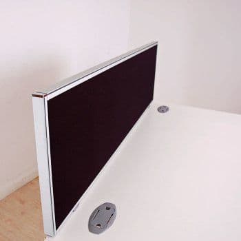 New Linking Desk Mounted Screens with Aluminium Edging | linking desk ...