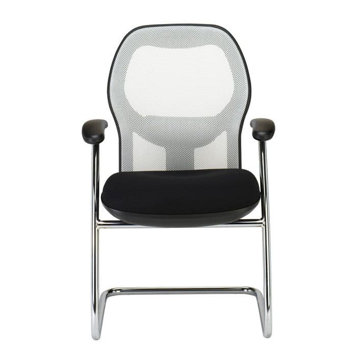 New Mesh Back Meeting Chairs | cantilever chair with chrome base ...