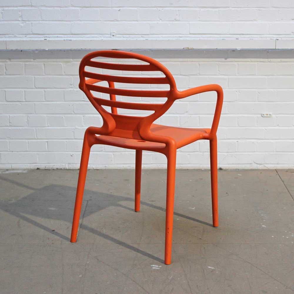 Orange Plastic Chairs | Outdoor Chair | Lightweight Chair