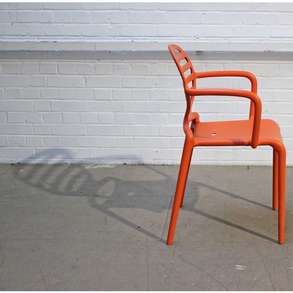 Orange Plastic Chairs | Outdoor Chair | Lightweight Chair