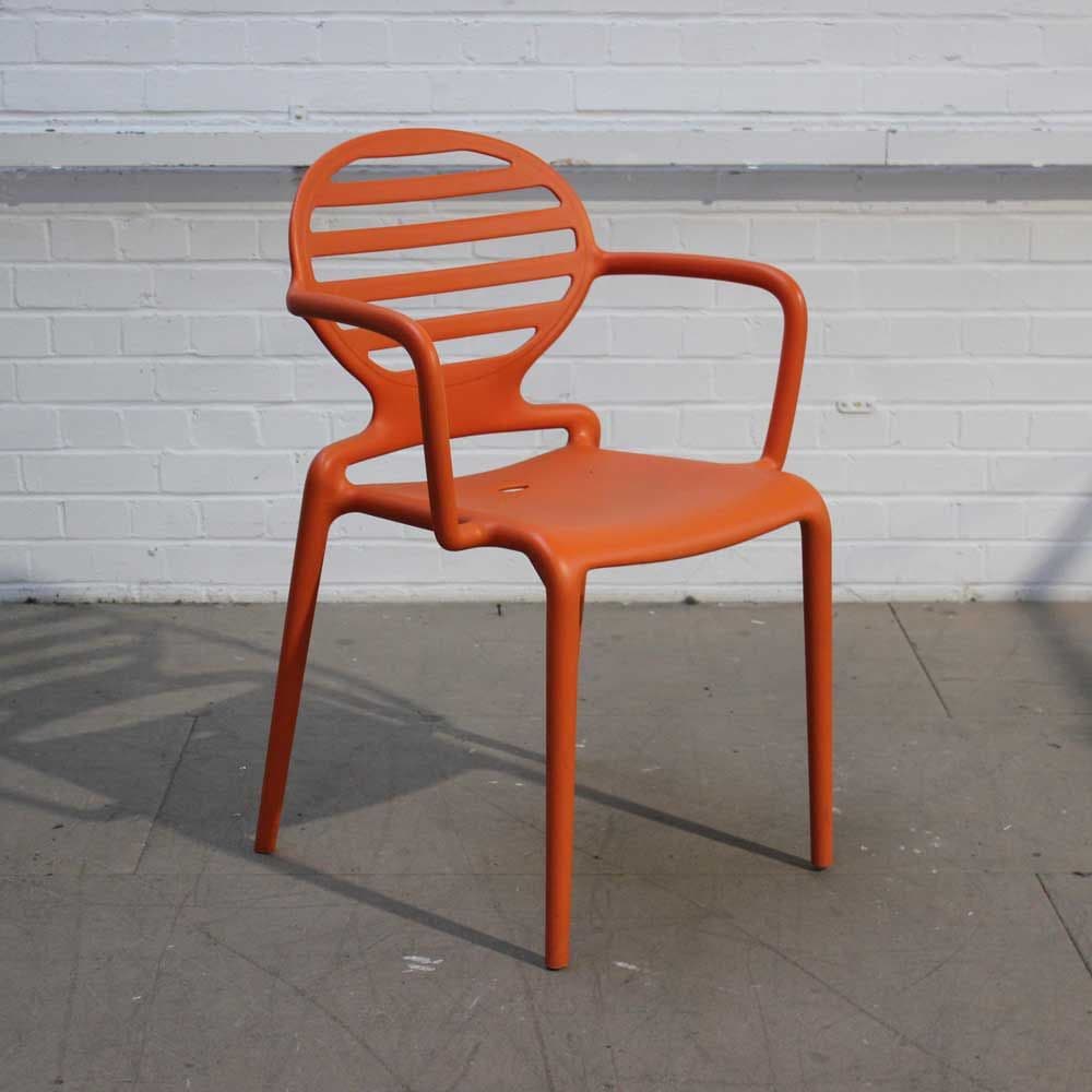 Orange Plastic Chairs | Outdoor Chair | Lightweight Chair