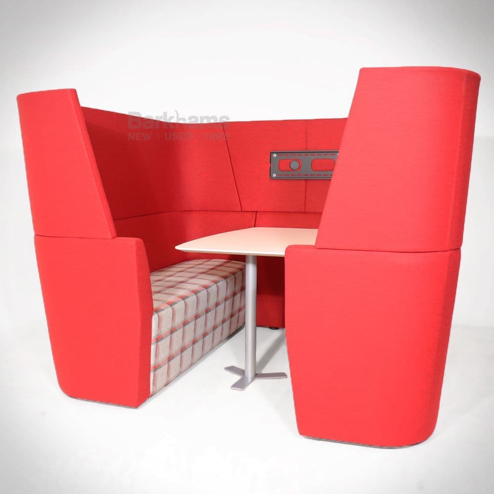 Orangebox Away from the Desk Booth with Media Wall| Away from the desk ...