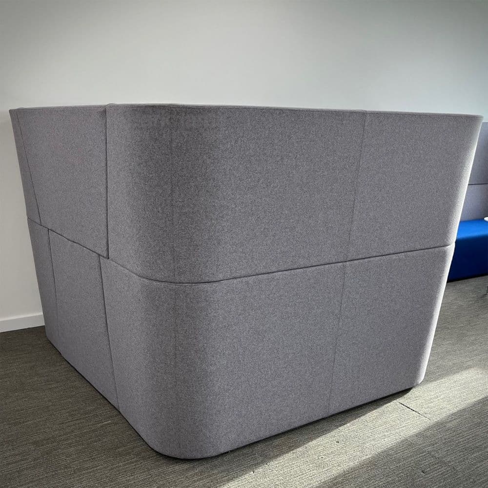 Orangebox Away from the Desk Meeting Booth | 4 - 6 Seater | Grey/Blue ...