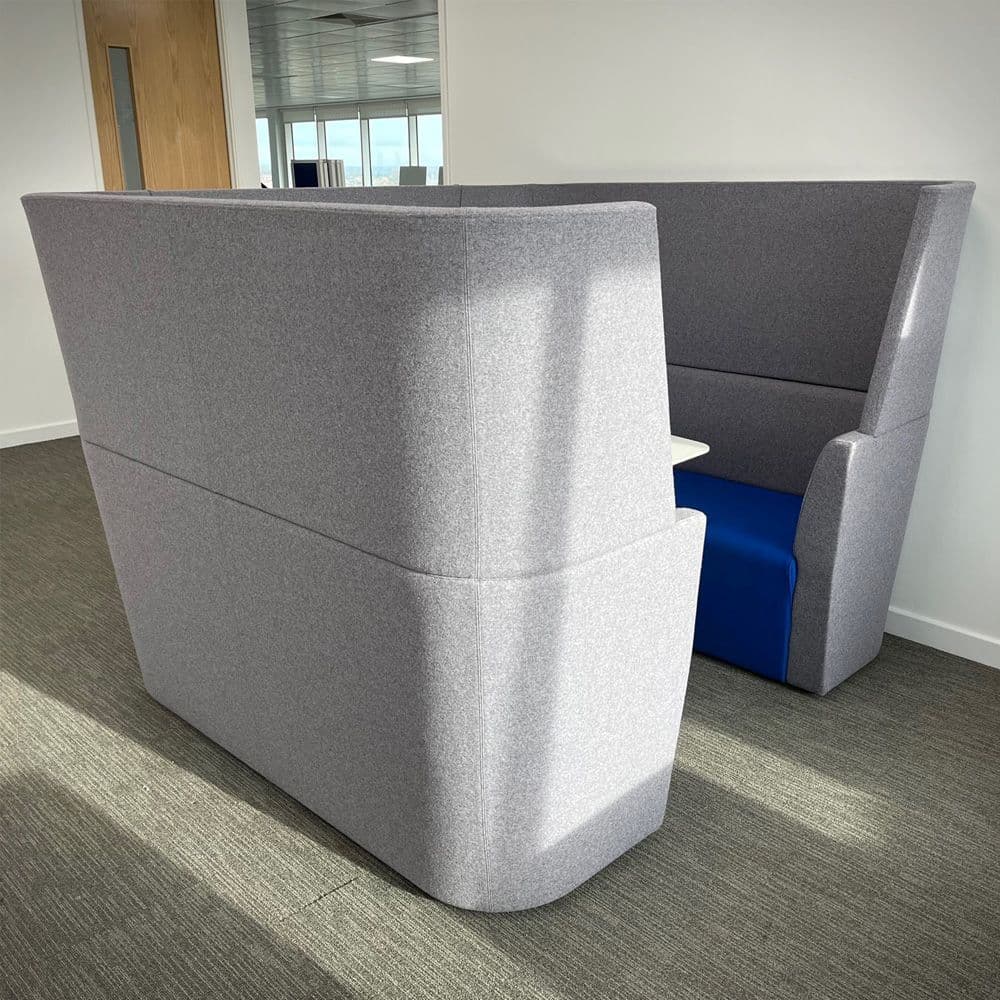 Orangebox Away from the Desk Meeting Booth | 4 - 6 Seater | Grey/Blue ...