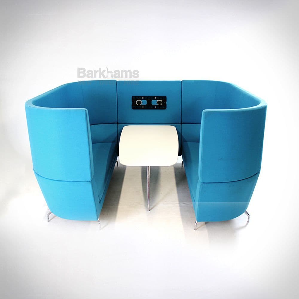 Orangebox Cwtch | Orangebox Collaboration Booth | Blue Collaboration Booth