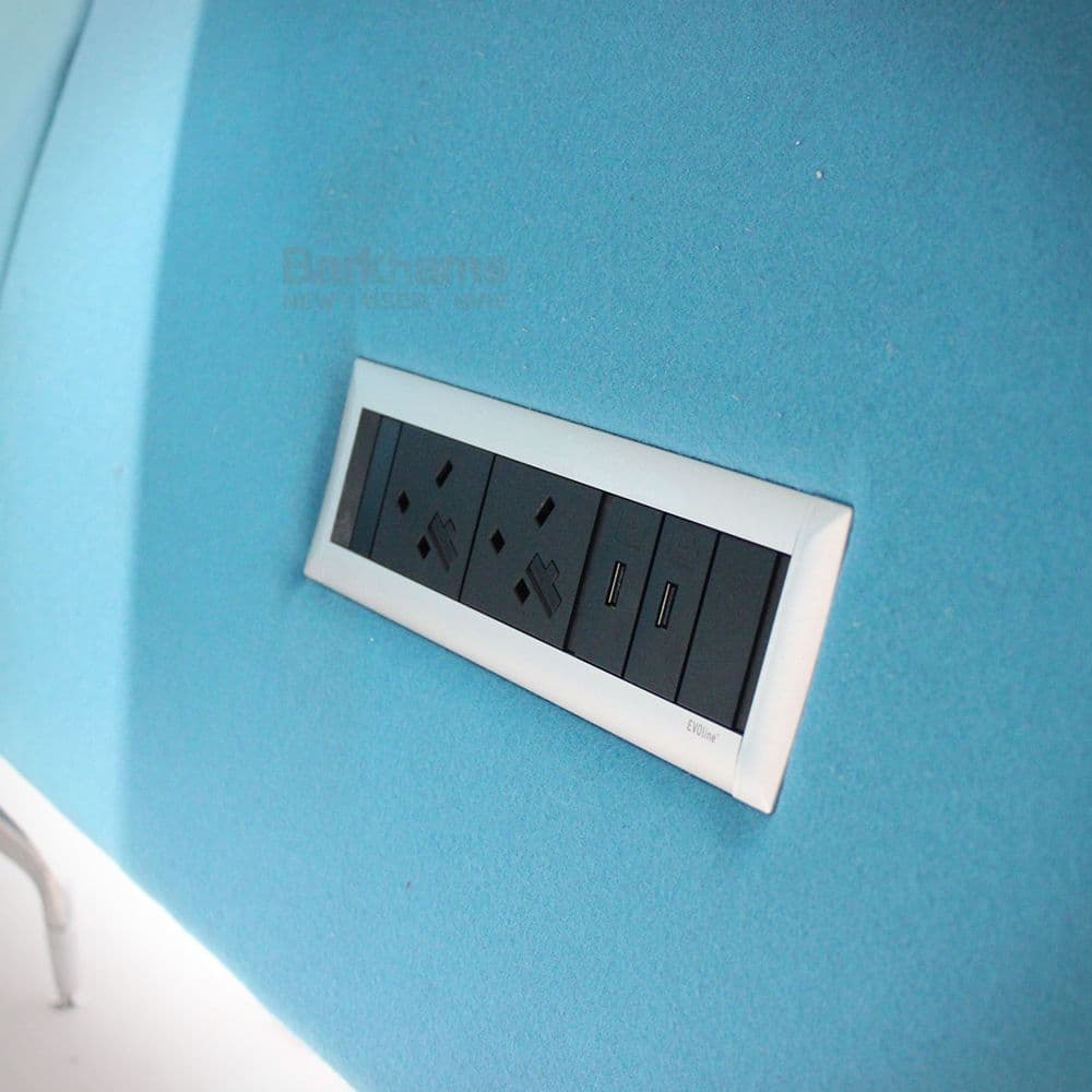 Orangebox Cwtch | Orangebox Collaboration Booth | Blue Collaboration Booth