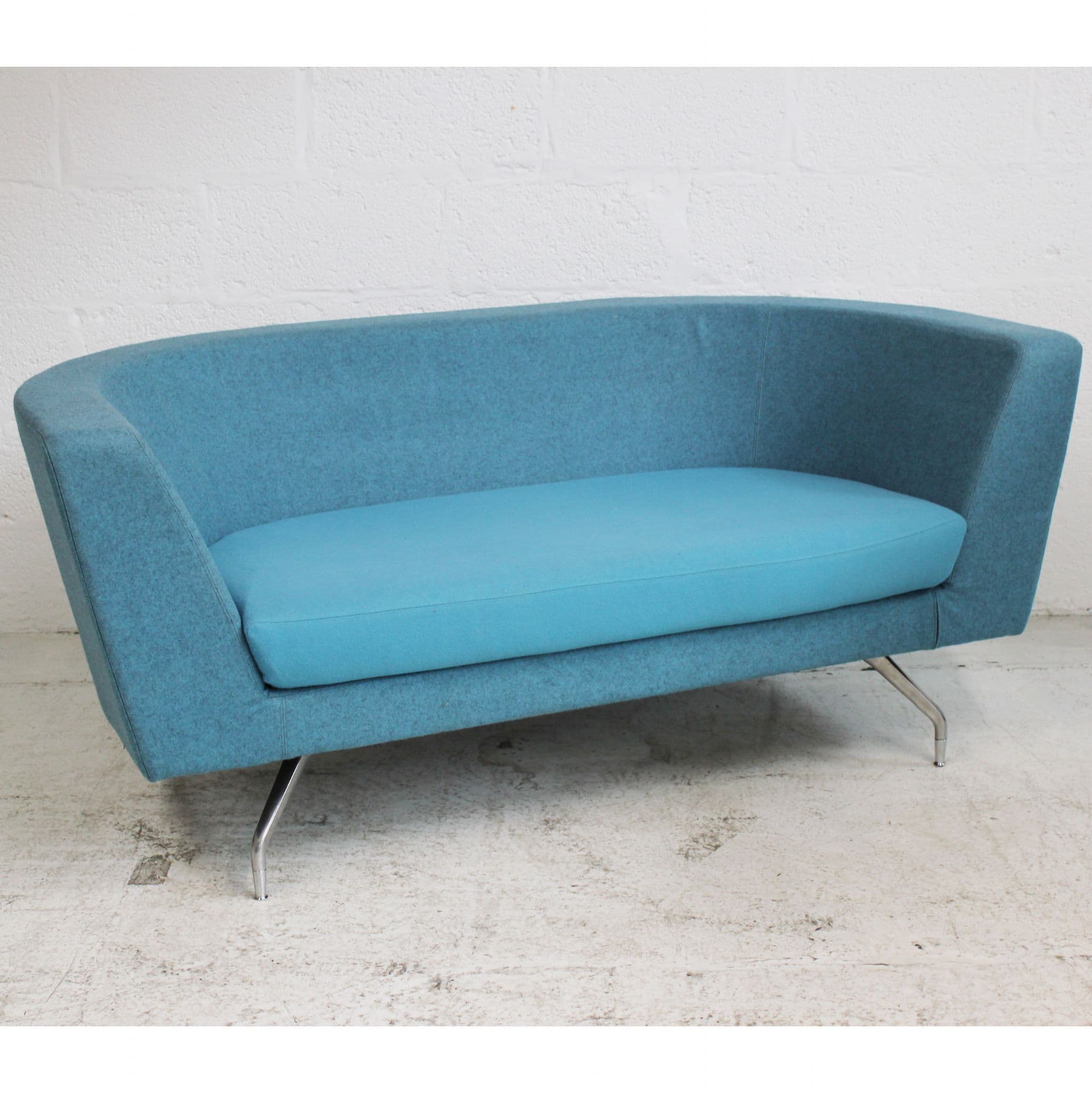Orangebox Cwtch 2 Seater - Low Back | Blue Sofa | Low Back Sofa
