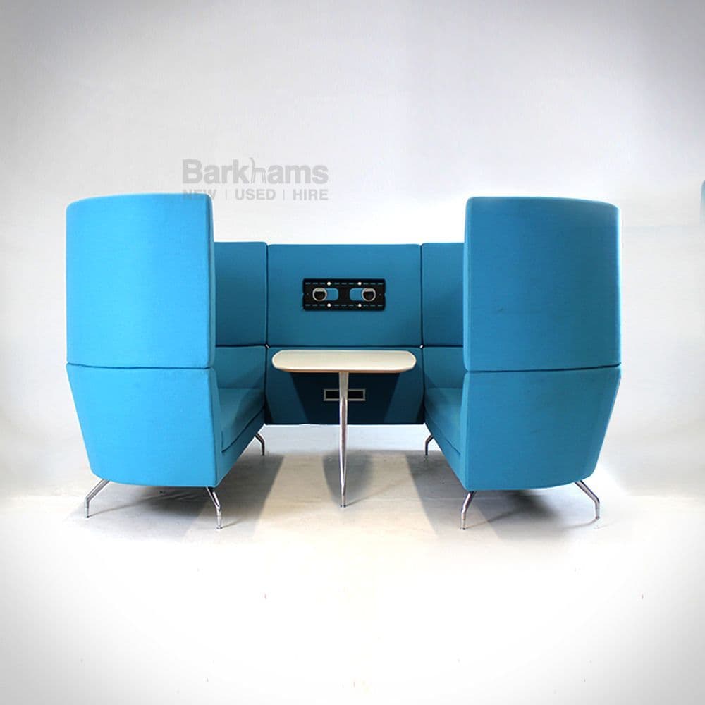 Orangebox Cwtch | Orangebox Collaboration Booth | Blue Collaboration Booth