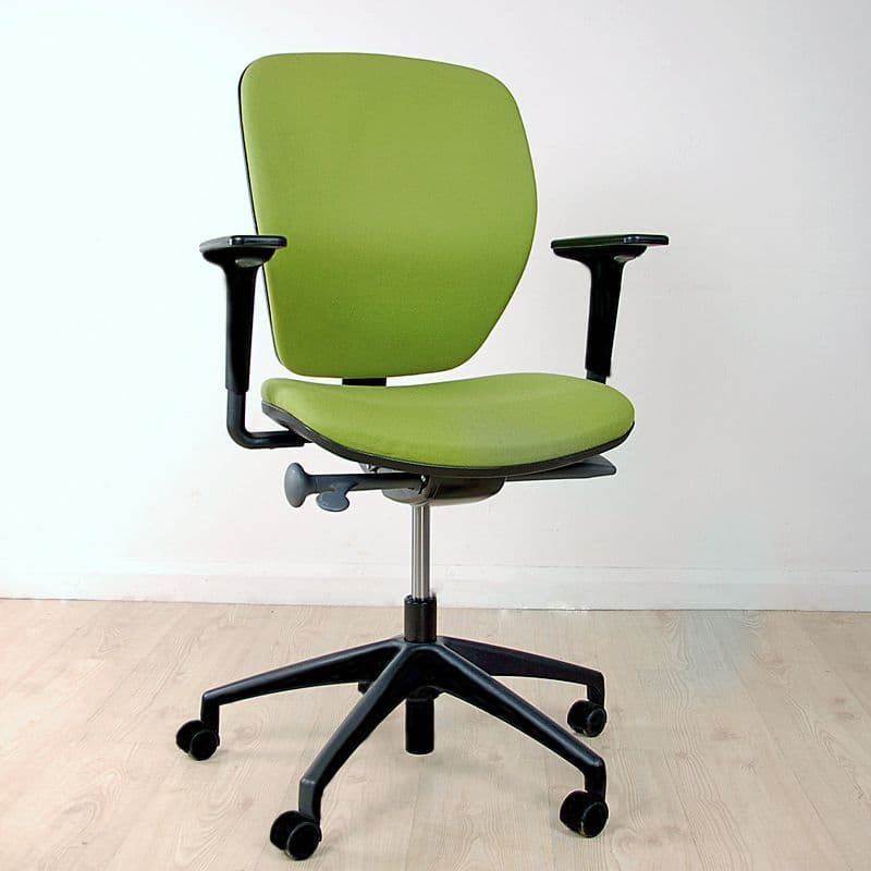 Orangebox Joy Operator Chair | green computer chair| swivel chair with arms
