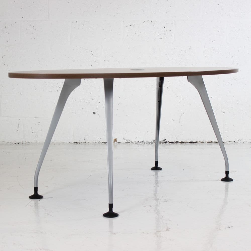 Orangebox Pars Oval Meeting Table | walnut table | oval meeting table