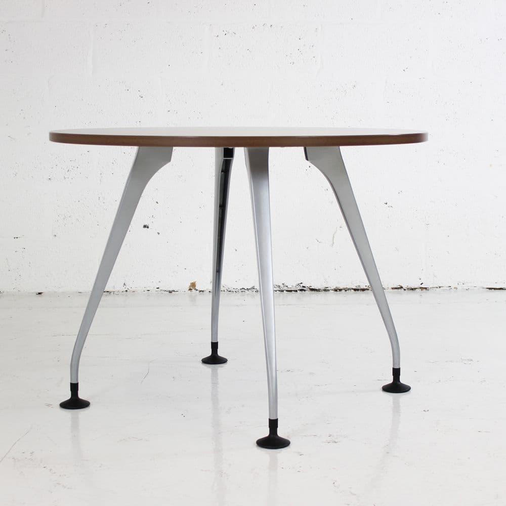 Orangebox Pars Round Meeting Table | walnut table | round meeting table