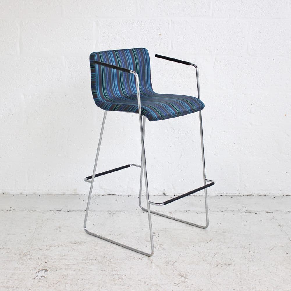 Orangebox Peak Stool | Blue Stool | Cafe Stool