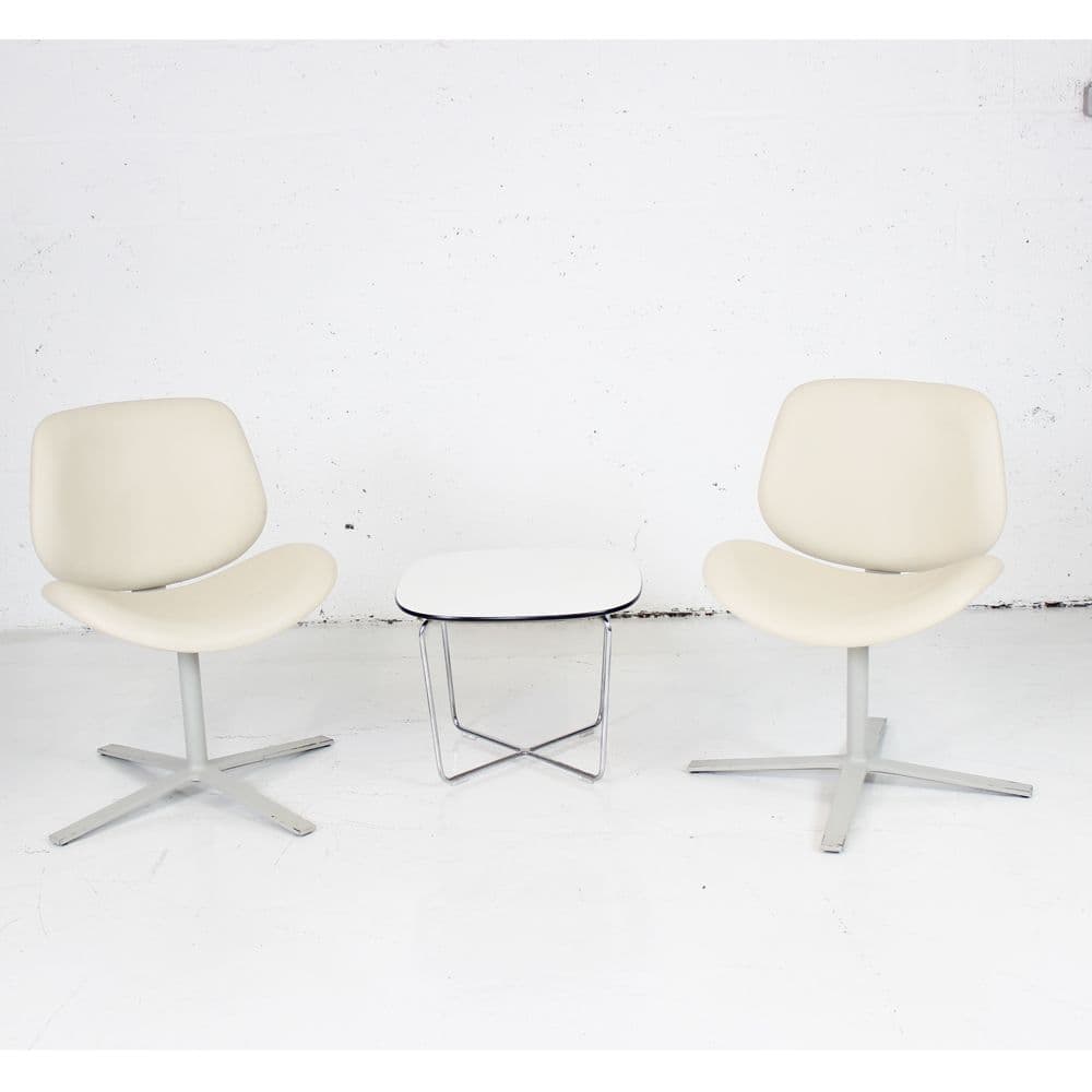 Orange box Track Chair | reception chair | swivel upholstered chairs