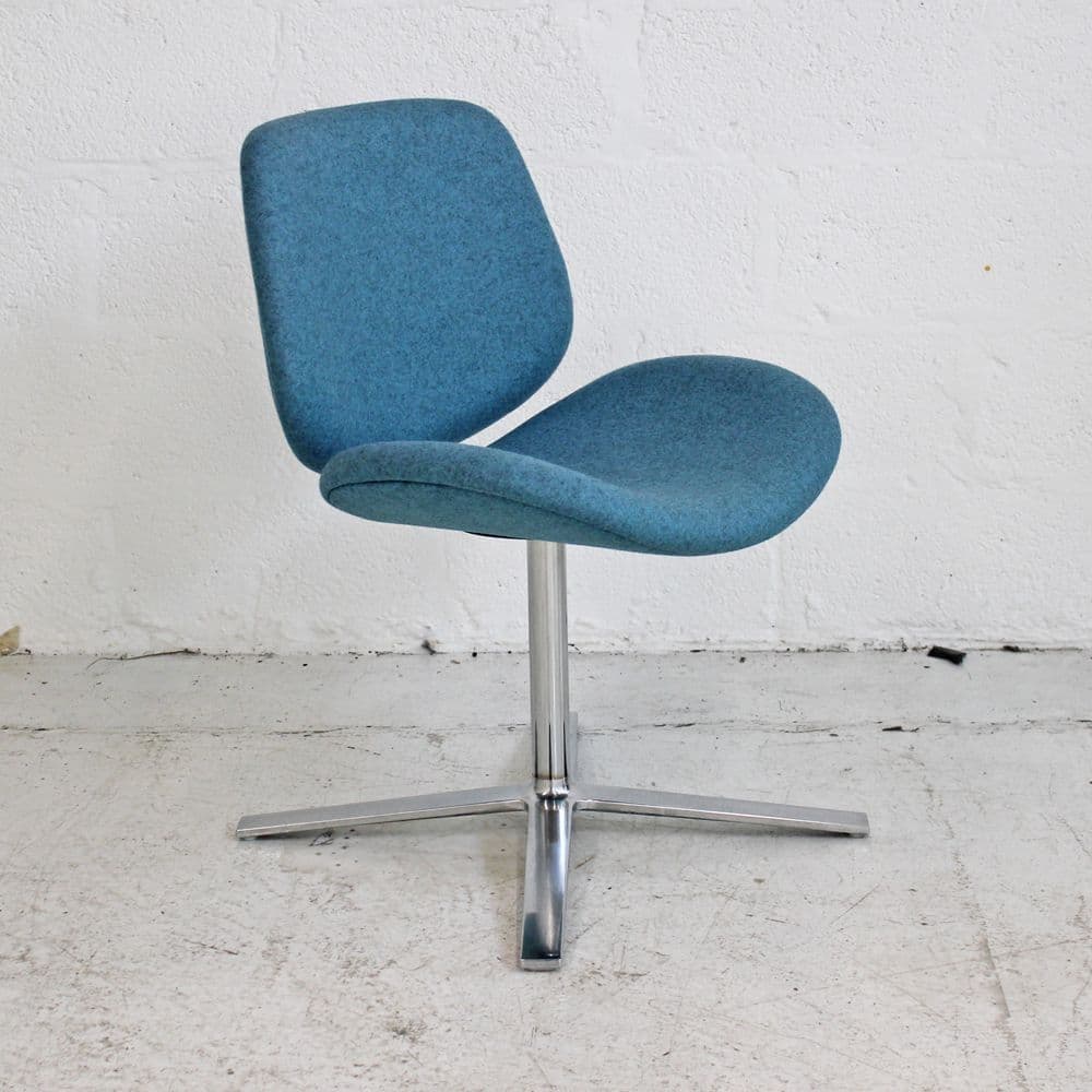 Orangebox Track Chair | reception chair | swivel upholstered chairs