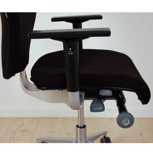 Orangebox X10 Operator Chair | adjustable computer chair | black swivel ...
