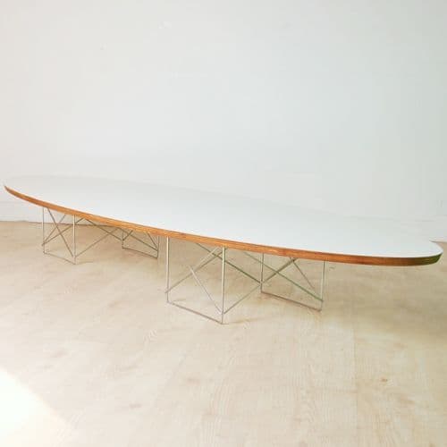 Original Eames Elliptical ETR Table | long oval table | coffee table ...