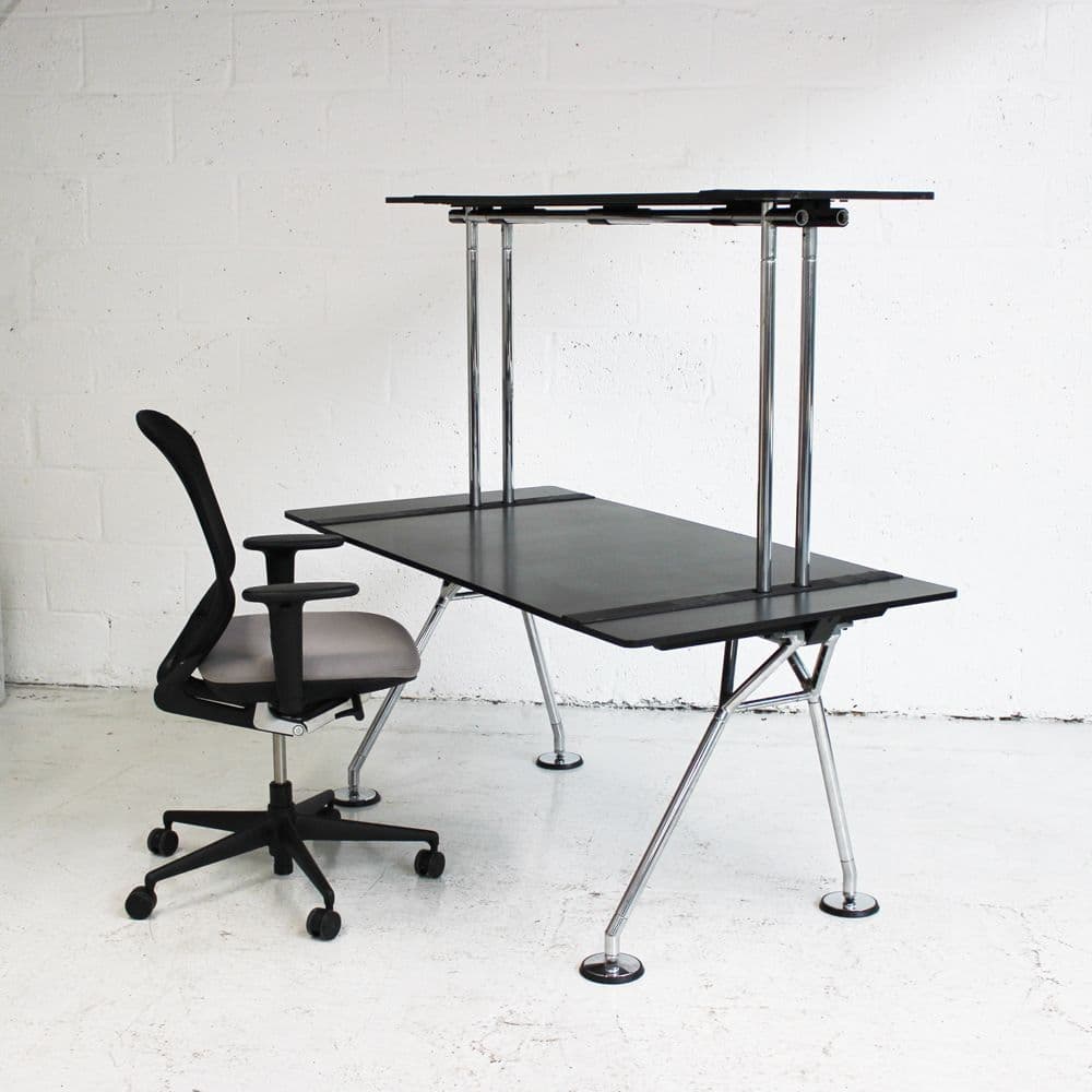 Original Nomos Black Desk | Tecno desk | norman foster desk