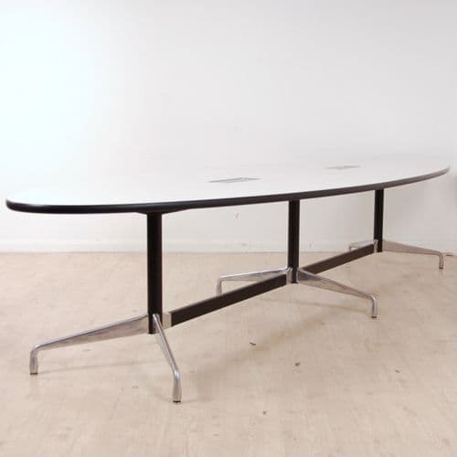 Original Oval Eames Boardroom table with Segmented Base
