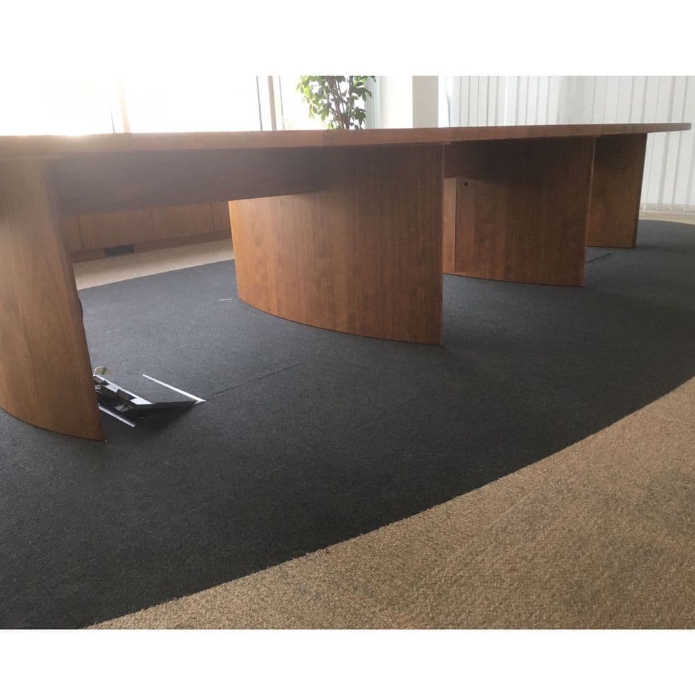 Oval Walnut Veneer Boardroom Table | oval conference table | long ...