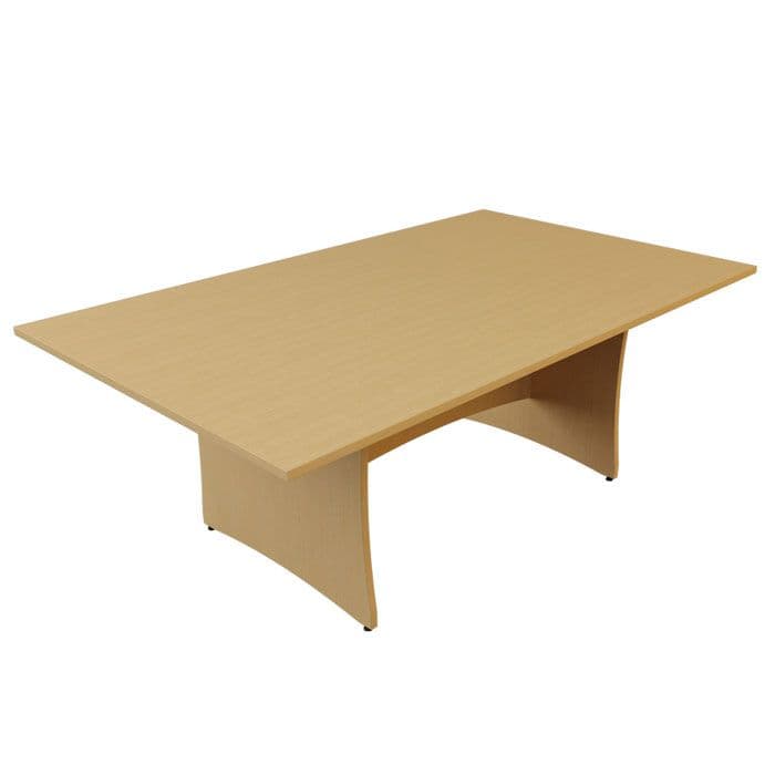 Panel End Rectangular Boardroom Table | meeting table on wooden base | simplistic boardroom table
