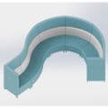 Piano Hook sofa - Summit Seating | booth seating | high back sofa