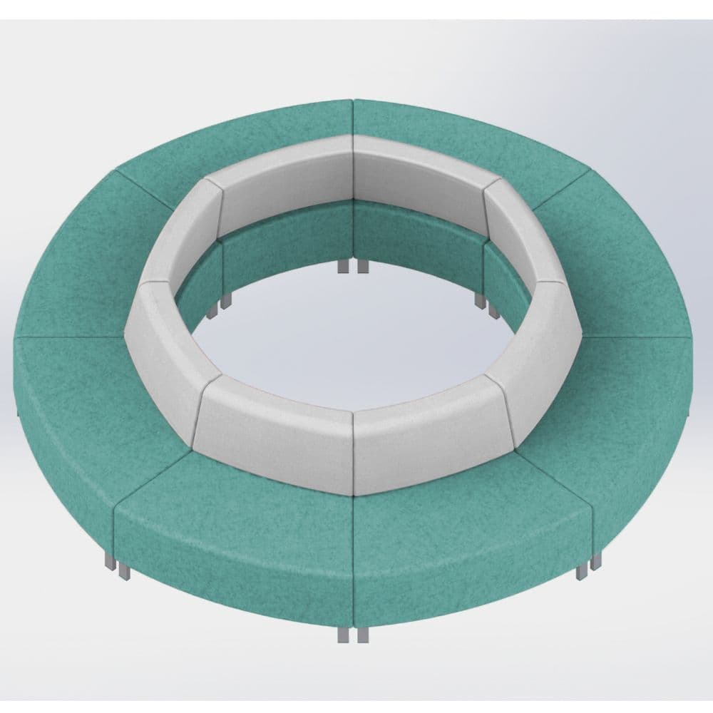 Piano Round Sofa - Summit Seating | Circle Sofa | Circular Seating