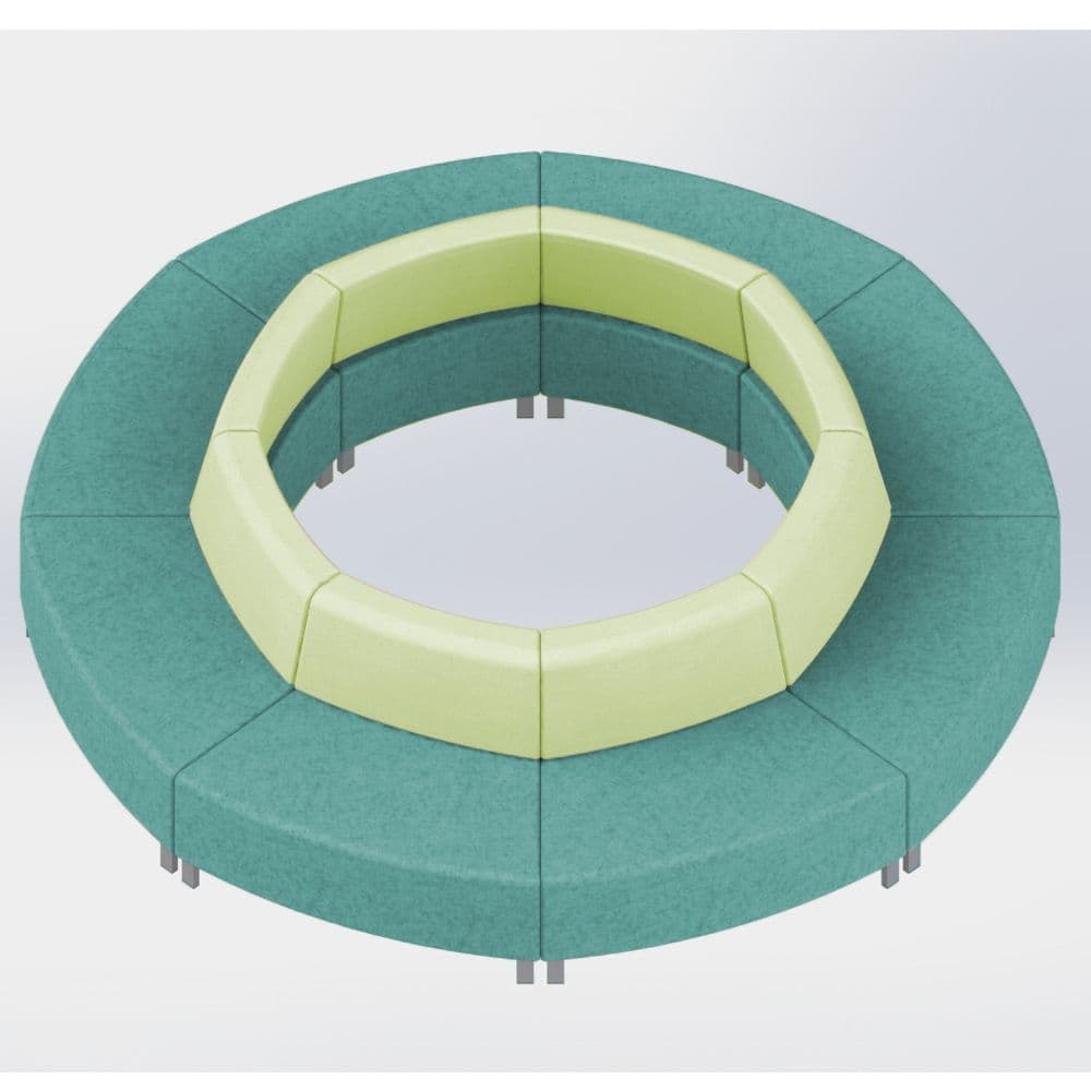 Piano Round Sofa - Summit Seating | Circle Sofa | Circular Seating