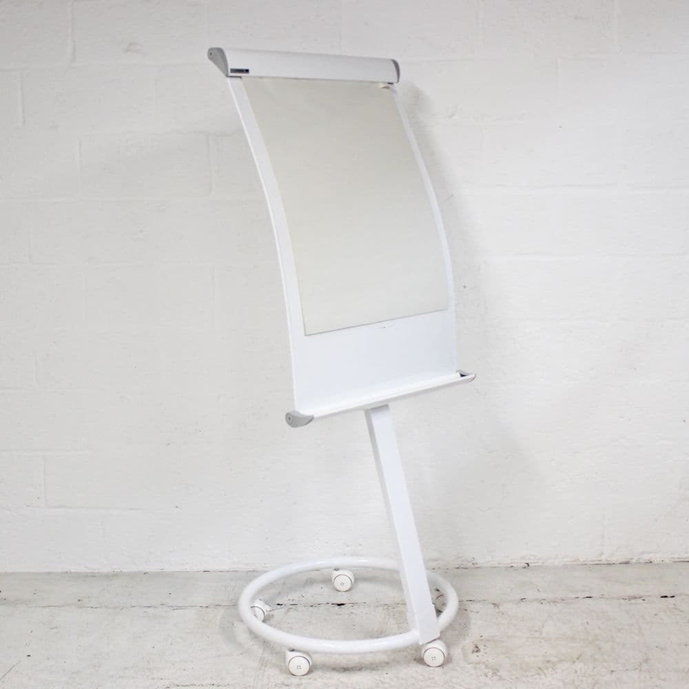 Portrait whiteboard on castors | Whiteboard on Wheels | A3 Drywipe Board