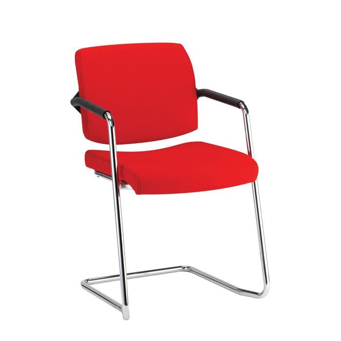 Premium Meeting Chair | four legged chair | chair with chrome legs