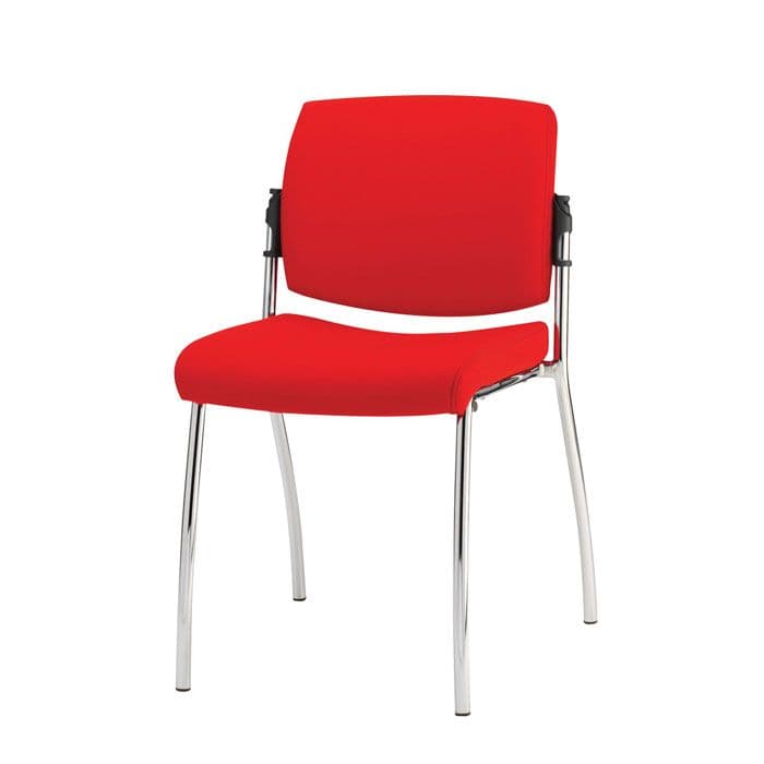 Premium Meeting Chair | four legged chair | chair with chrome legs