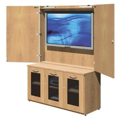 Presentation Centre for Plasma/LCD Screen | office TV cabinet | display ...