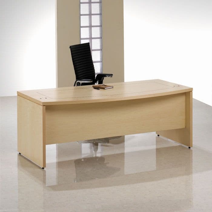 Professional Executive Desk With Bow Front | curved manager desk ...