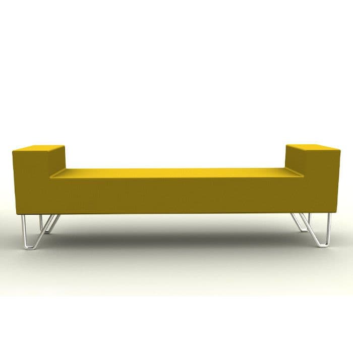 Reception Bench Seating | long office bench | fabric bench seat